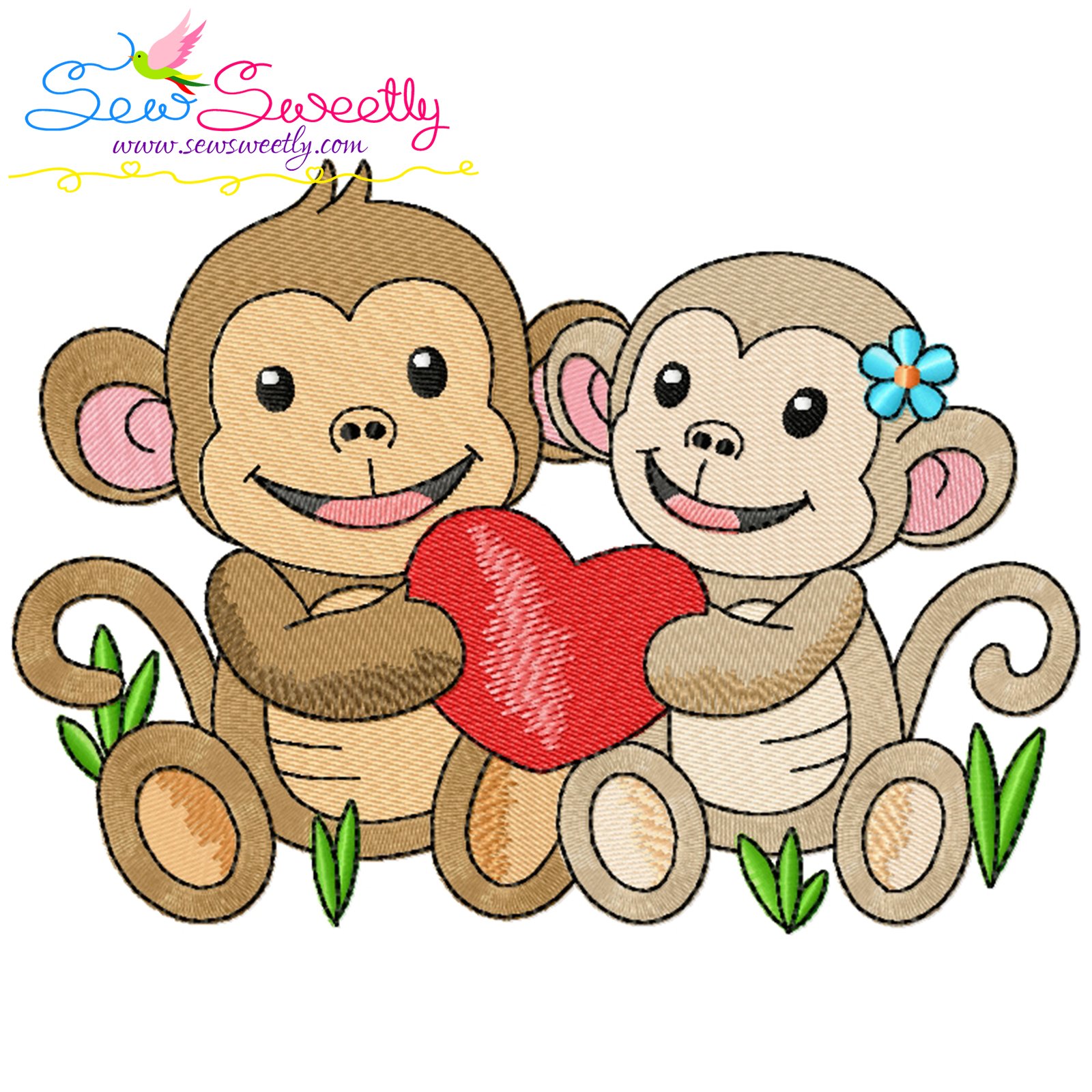 Valentine Cartoon Monkeys