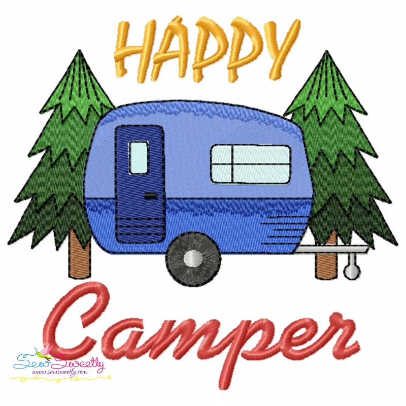 Camping Embroidery Design Bundle