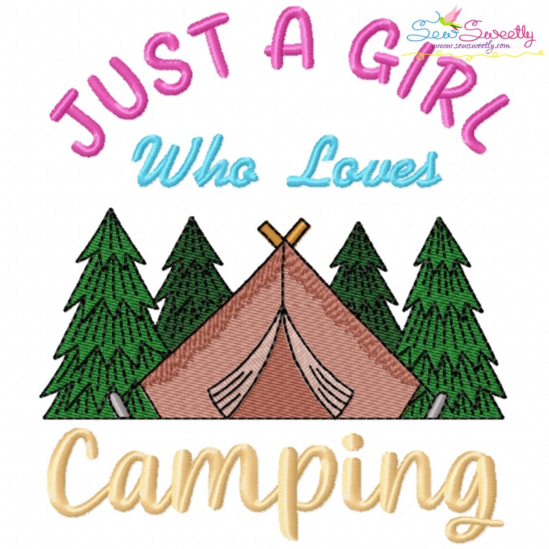 Camping Embroidery Design Bundle