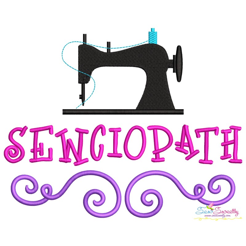 Sewing Lettering Embroidery Design Bundle