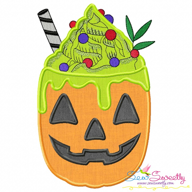 Free Halloween Drink-7 Applique Design Pattern