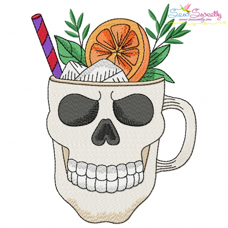Halloween Drinks Embroidery Design Bundle