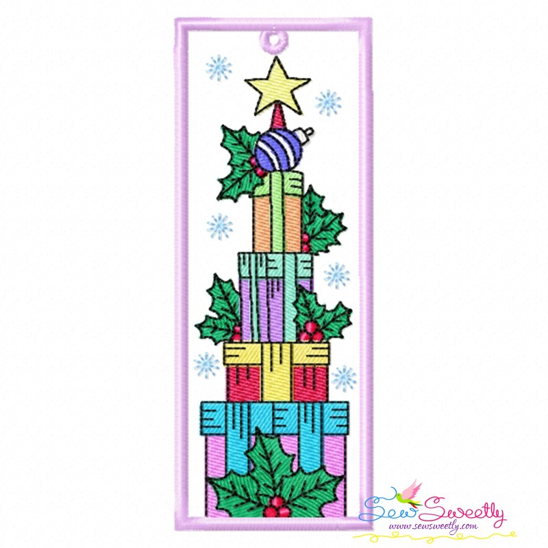 Christmas Bookmarks ITH Embroidery Design Bundle