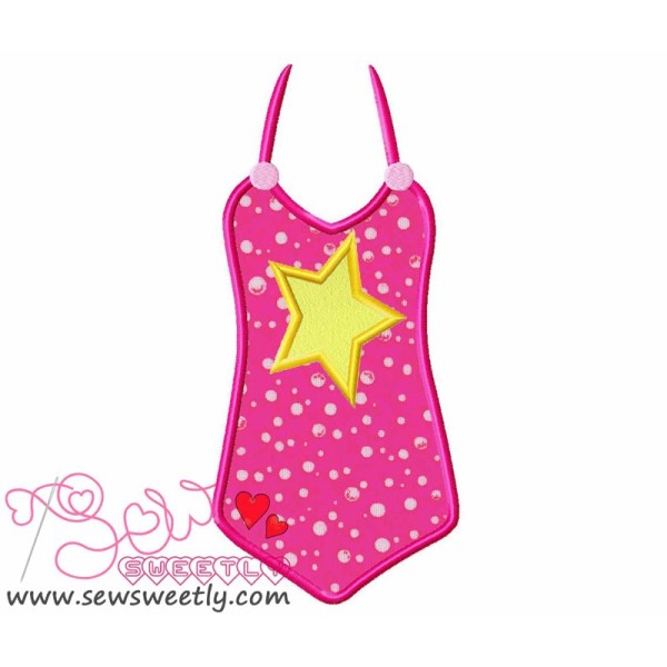 Swimsuit-1 Applique Design Pattern