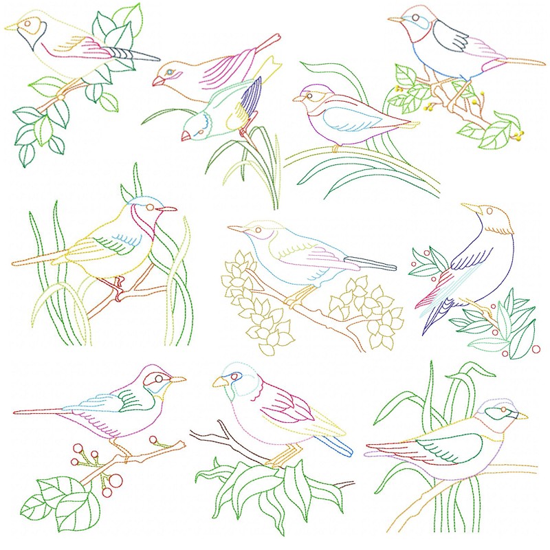 Vintage Bird Designs