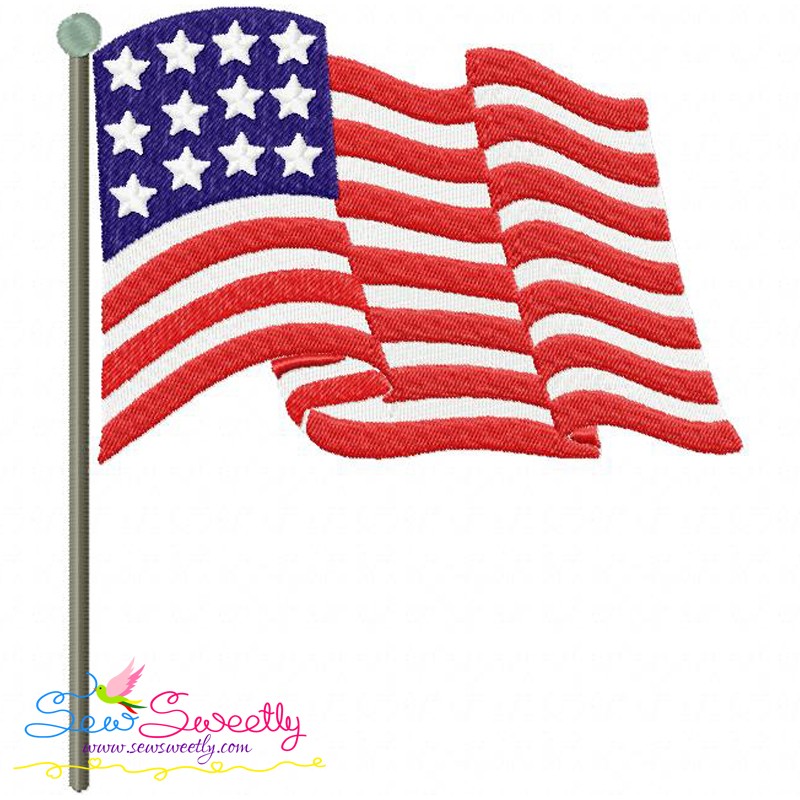 American Flag Embroidery Design Flag Embroidery Designs