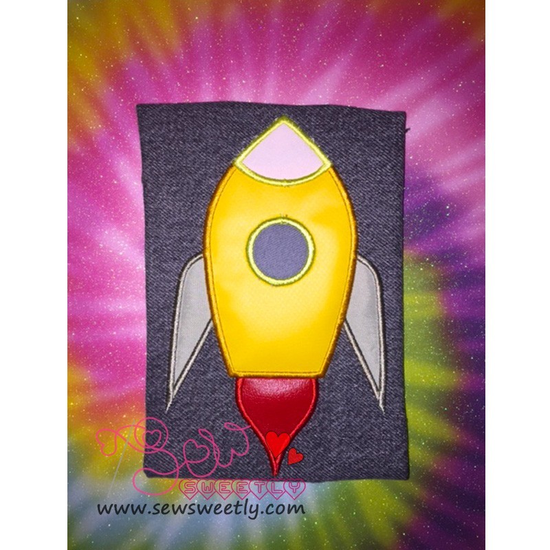Rocket-2 Applique Design Pattern