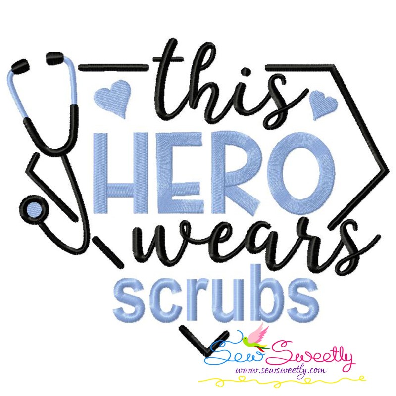 Nursing Medical Lettering Embroidery Design Pattern Bundle-2